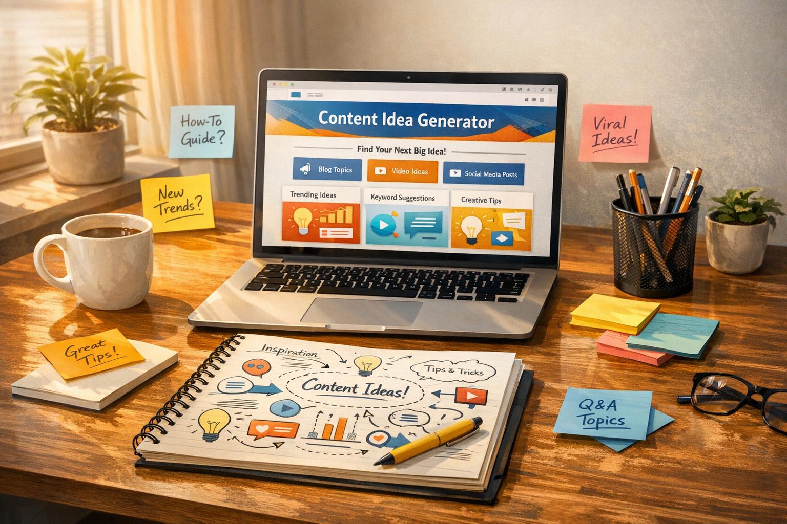 Content Idea Generator - Blue Aspen